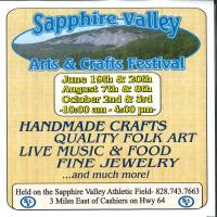 Sapphire Valley Arts & Crafts Festival - Sapphire Events,Sunday August ...